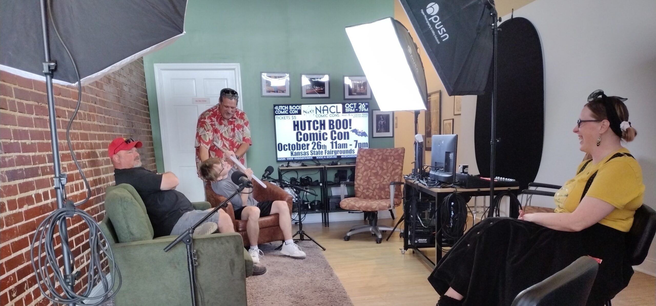 Evans family opens multimedia studio, ready for Boo! Comic Con – The ...