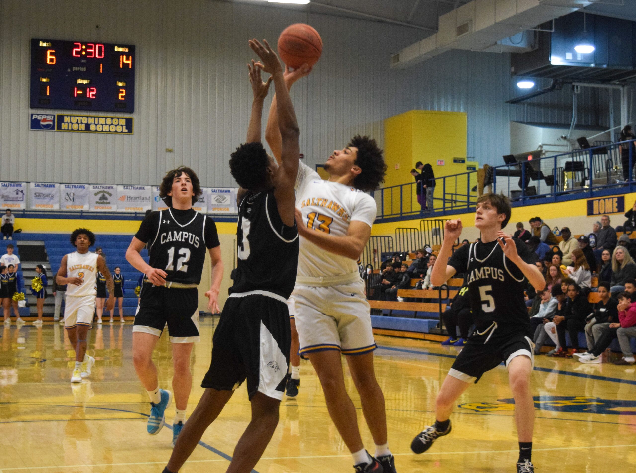 Salthawk girls, boys basketball teams top Campus Colt squads – The ...