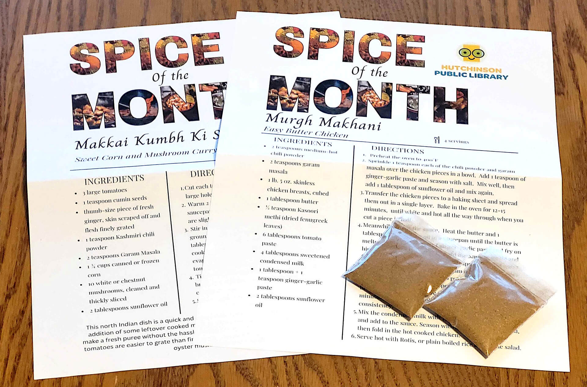 Spice program highlights new recipes, library’s cookbook collection ...