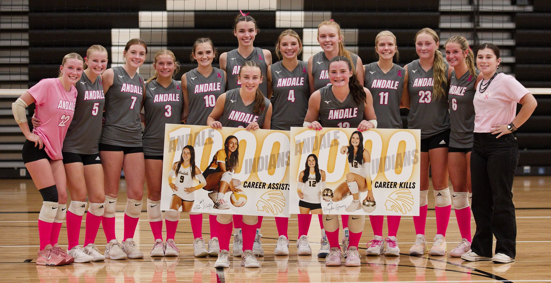 Grimes, Winter mark volleyball milestones – The Hutchinson Tribune