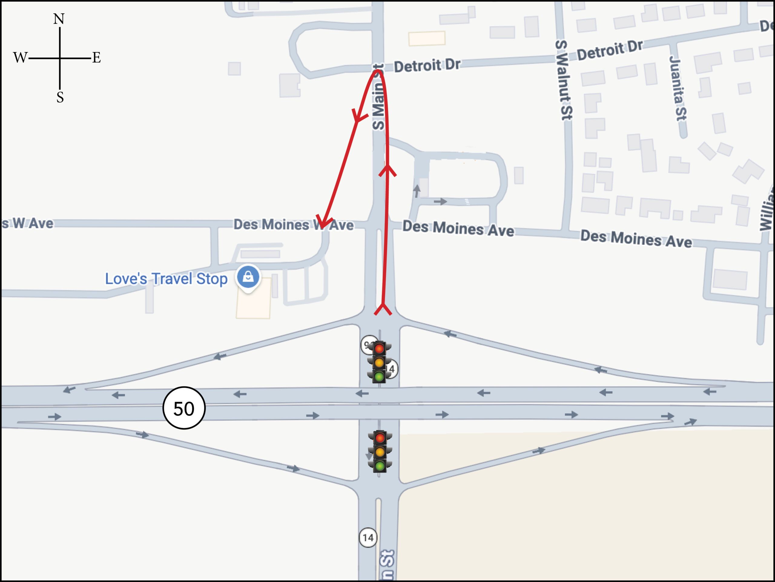 South Hutch intersections near Highway 50 warrant safety improvements ...